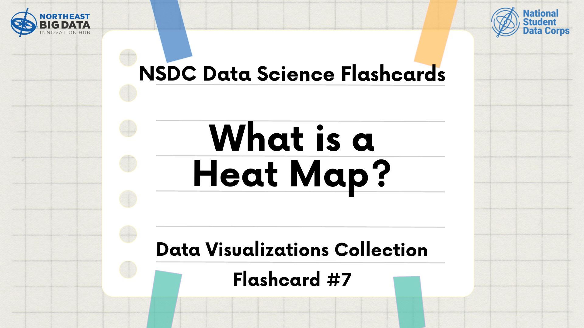 NSDC Data Science Flashcards - Data Visualizations #7 - What is a Heat ...