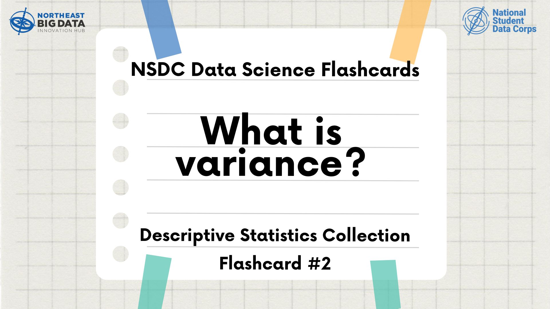 NSDC Data Science Flashcards – Descriptive Statistics #2 - What is ...