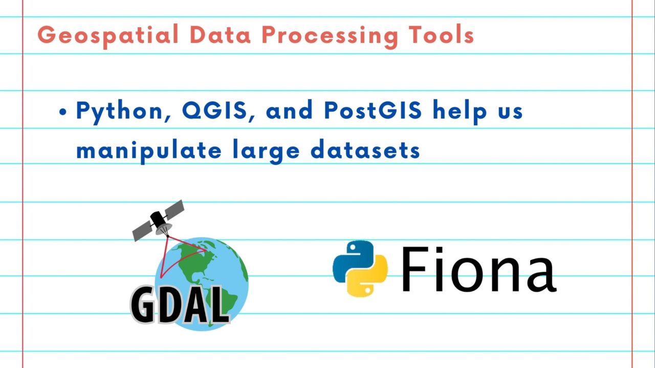 NSDC Data Science Flashcards – Geospatial Analysis #4 - What is Geospatial Data Processing ...
